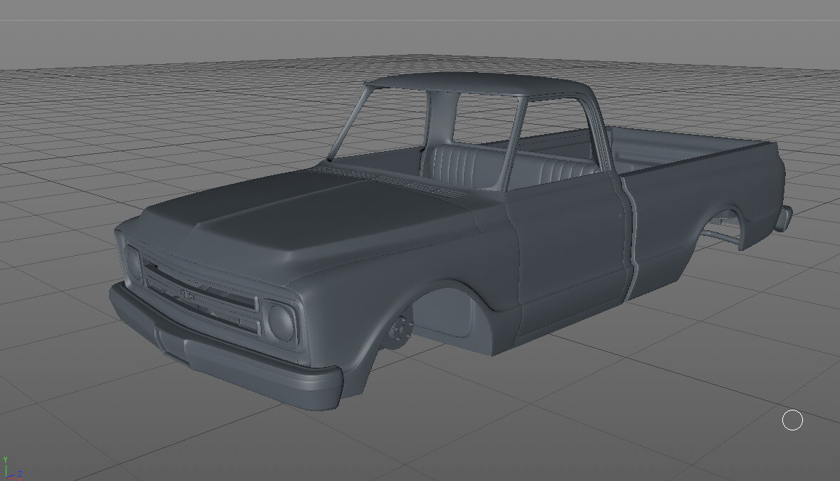 Chevrolet C10 1968 - 3D Model by FRotondi