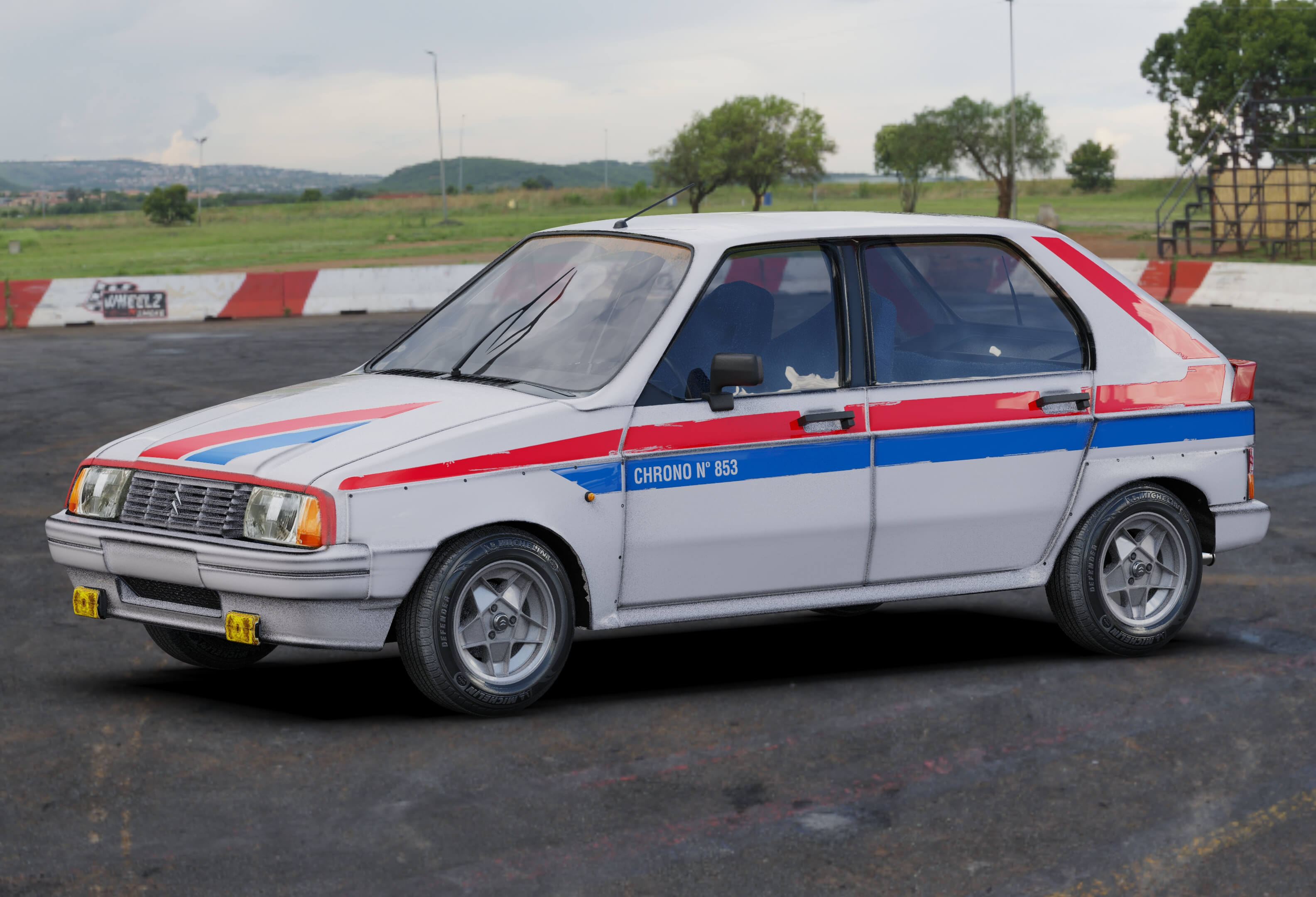 Citroen Visa Chrono II - 3D Model by FRotondi