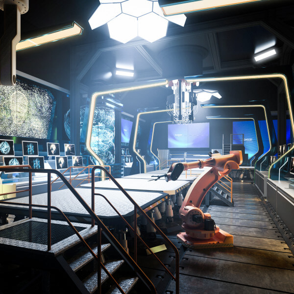 3D Art Gallery by fsy at RenderHub