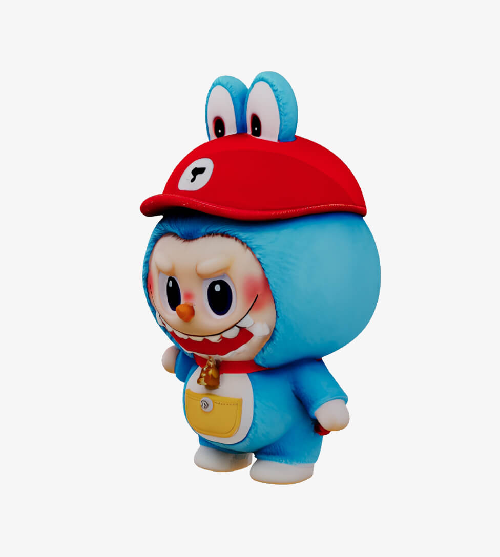 Labubu-Doraemon 3D Model by fsy