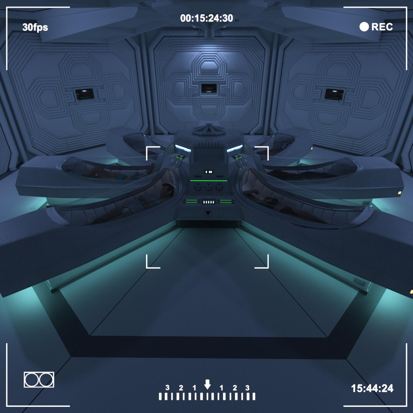 The Long Sleep 3D Render, Digital Art by Ftalbert