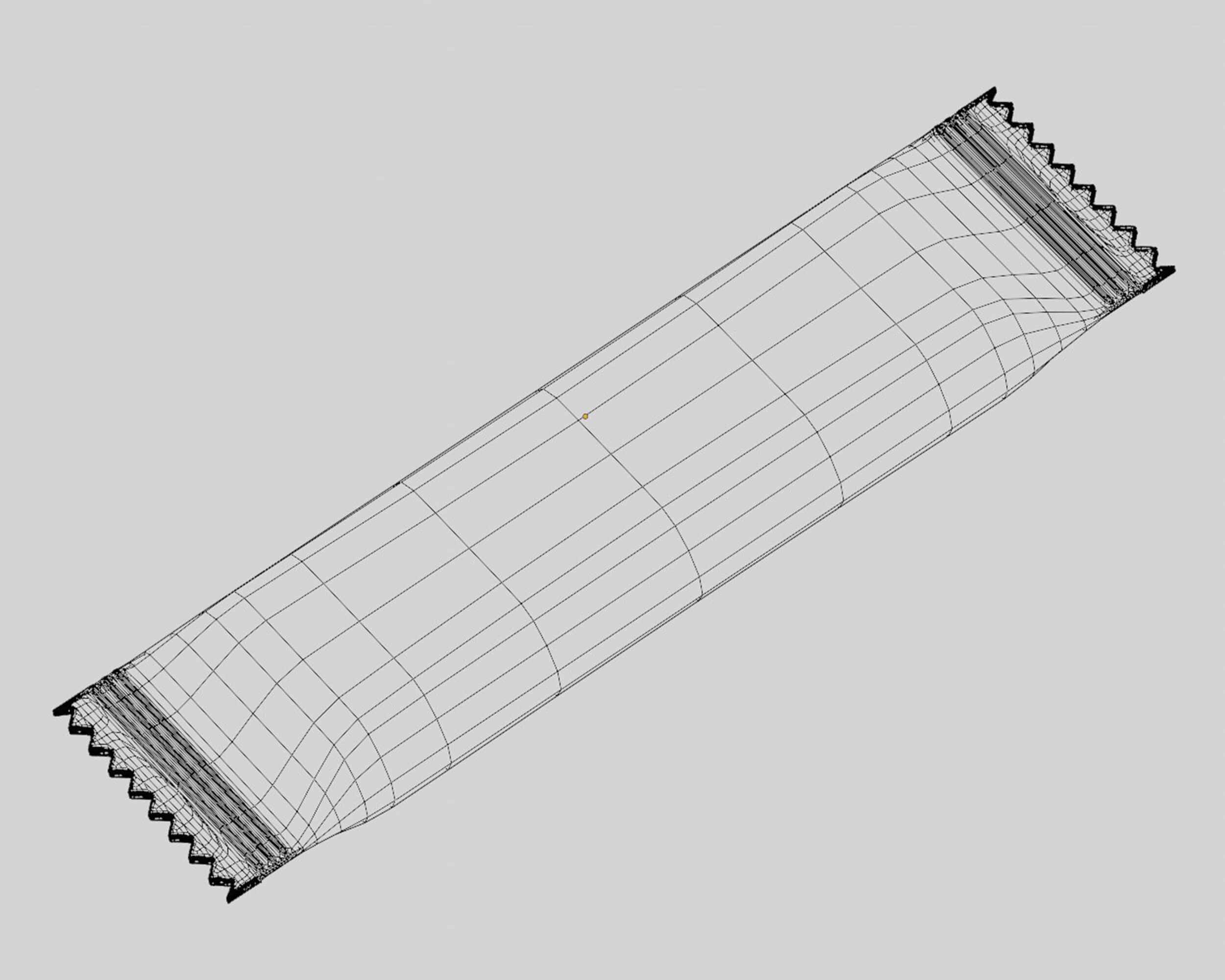 Sachet packaging - 3D Model by fuhuj