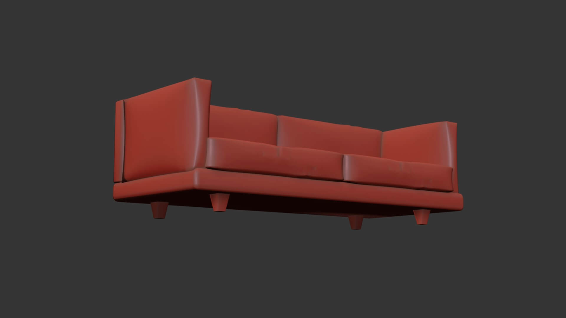 Comfortable Couch Sofa - 3D Model by Furqan03