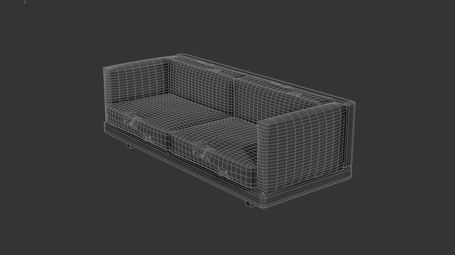 Comfortable Couch Sofa - 3D Model by Furqan03