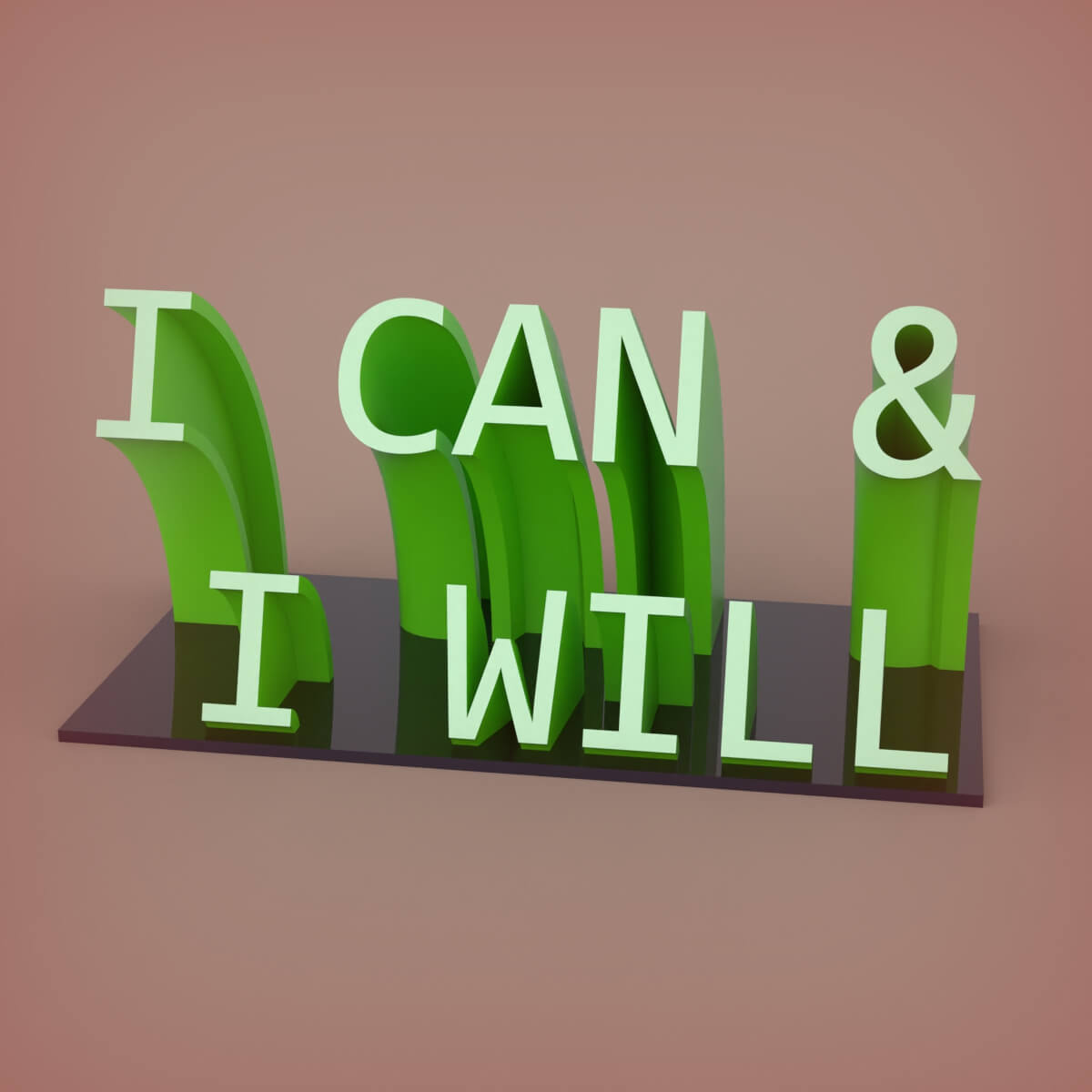 Desk Motivation - 3D Model by Furqan03