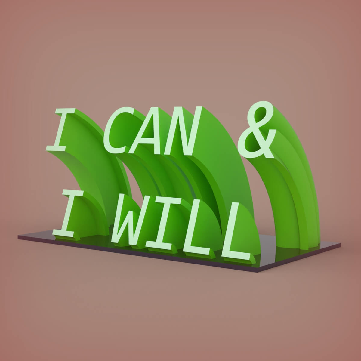 Desk Motivation - 3D Model by Furqan03