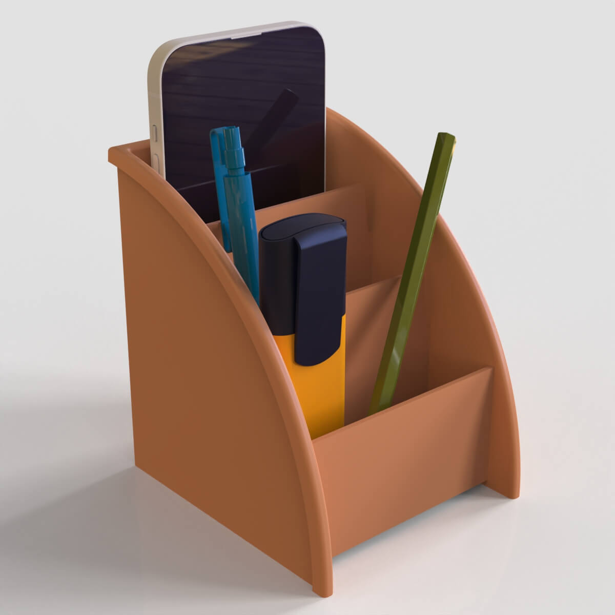 Desktop Organizer - 3D Model by Furqan03