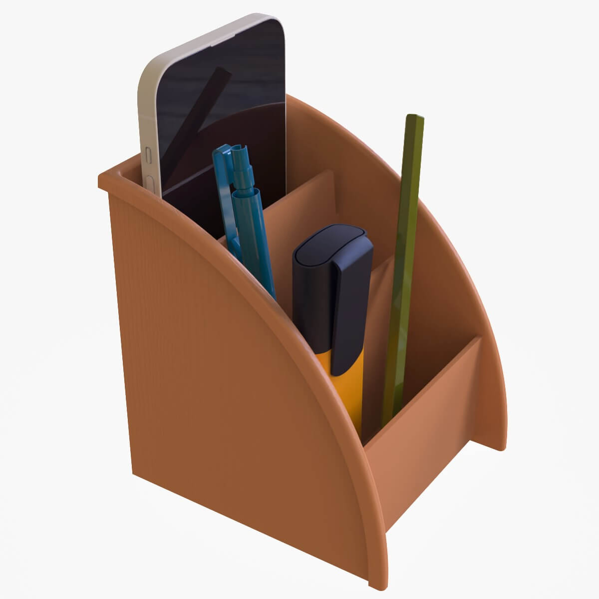 Desktop Organizer - 3D Model by Furqan03