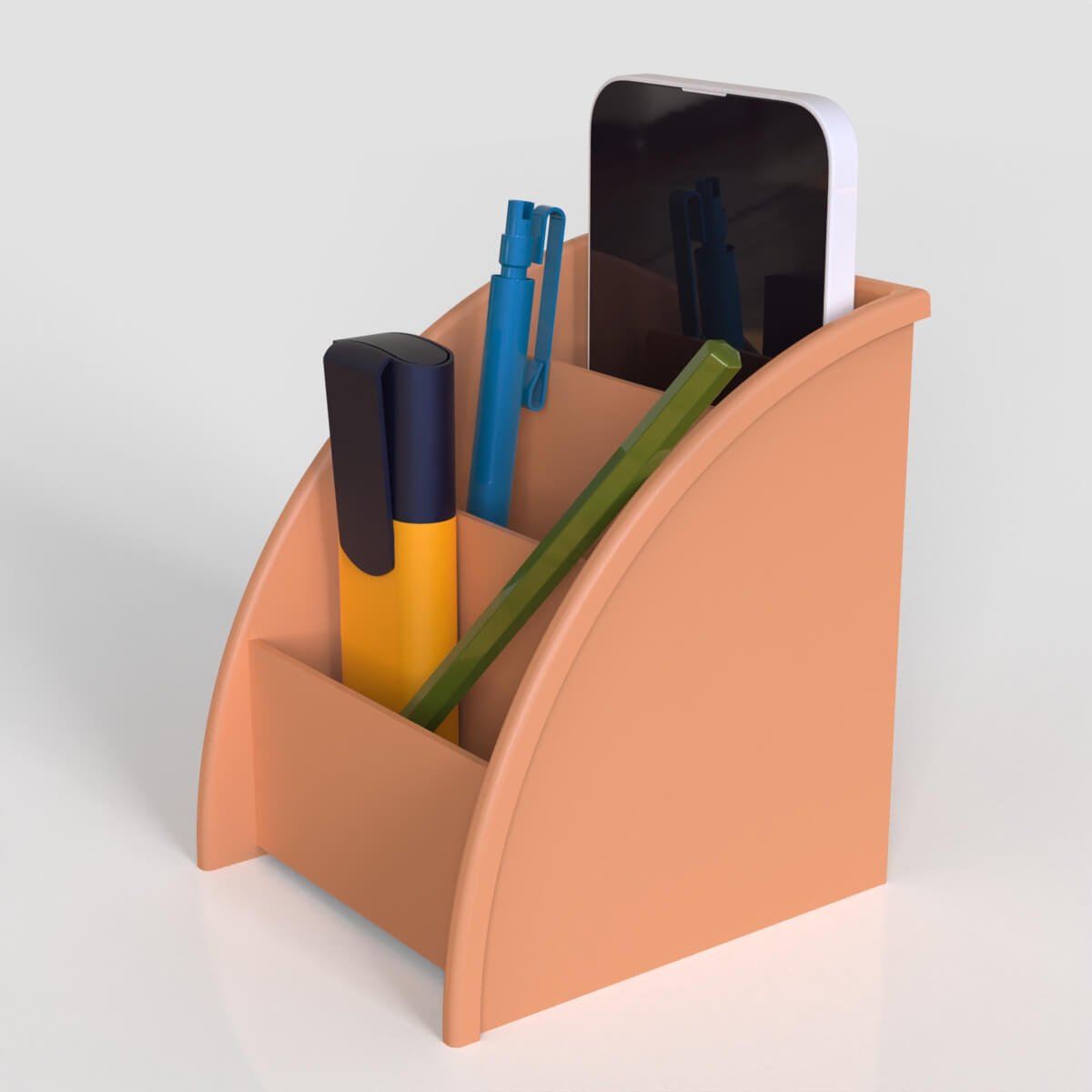 Desktop Organizer - 3D Model by Furqan03