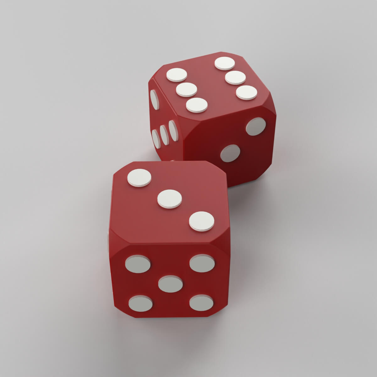 Printable Dice - 3D Model by Furqan03