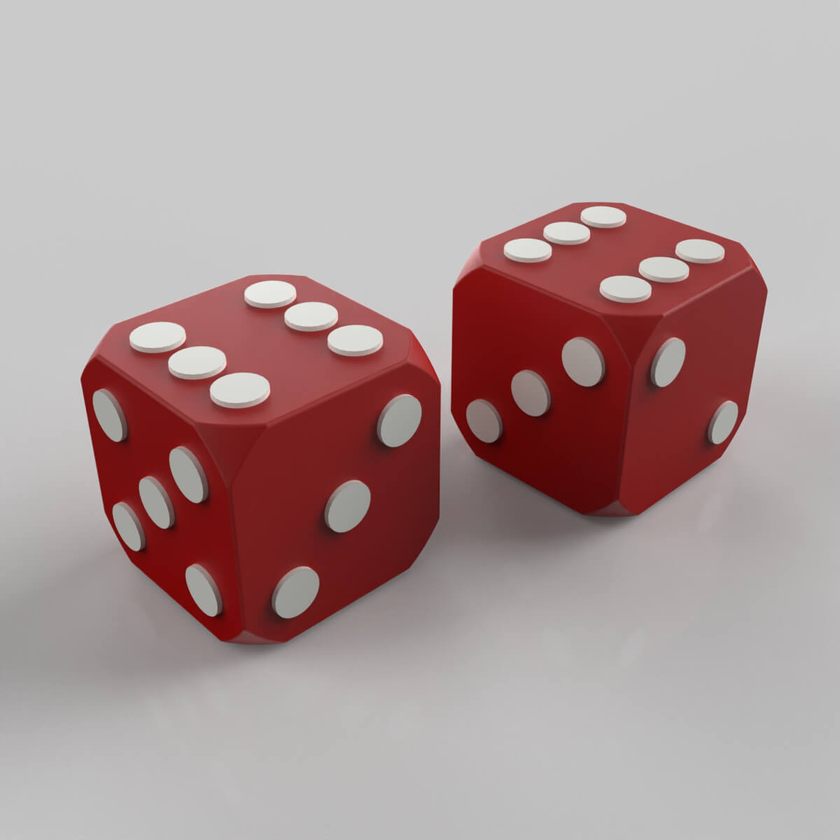 Printable Dice - 3D Model by Furqan03