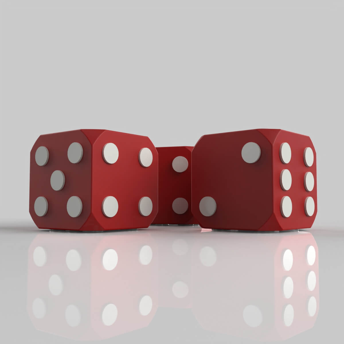 Printable Dice - 3D Model by Furqan03