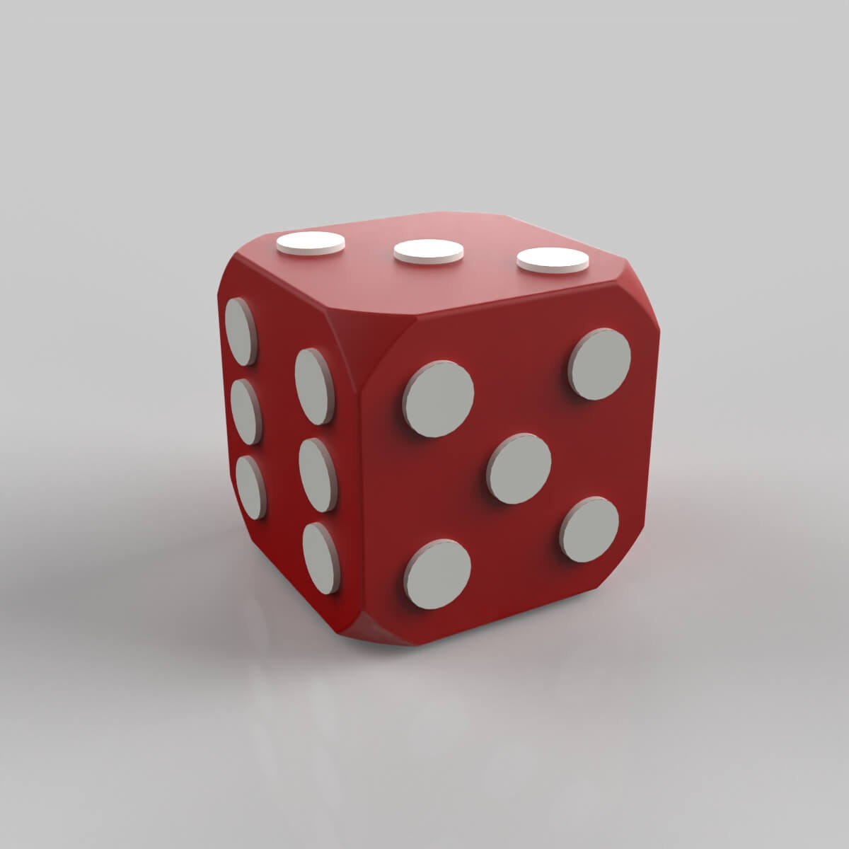 Printable Dice - 3D Model by Furqan03