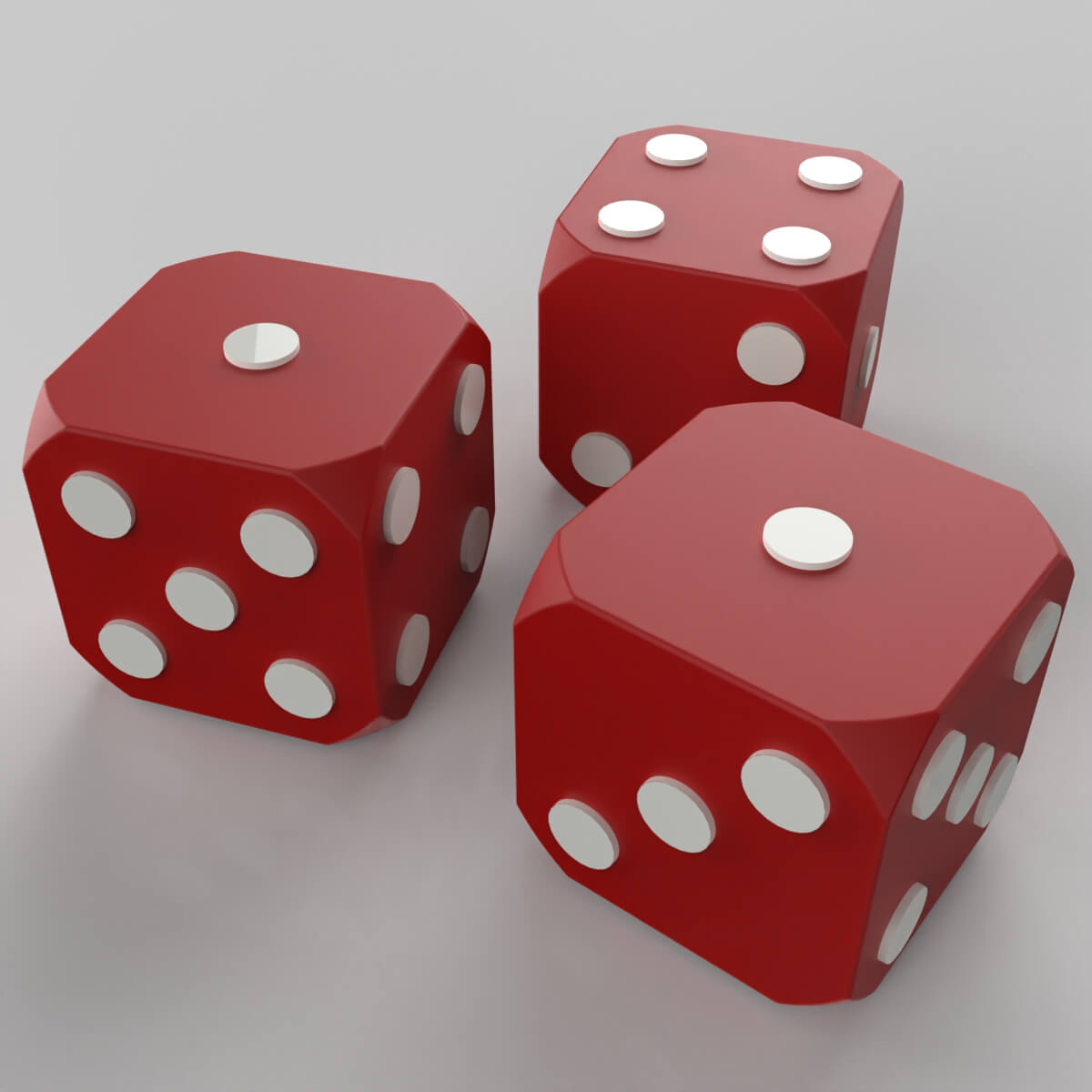 Printable Dice - 3D Model by Furqan03