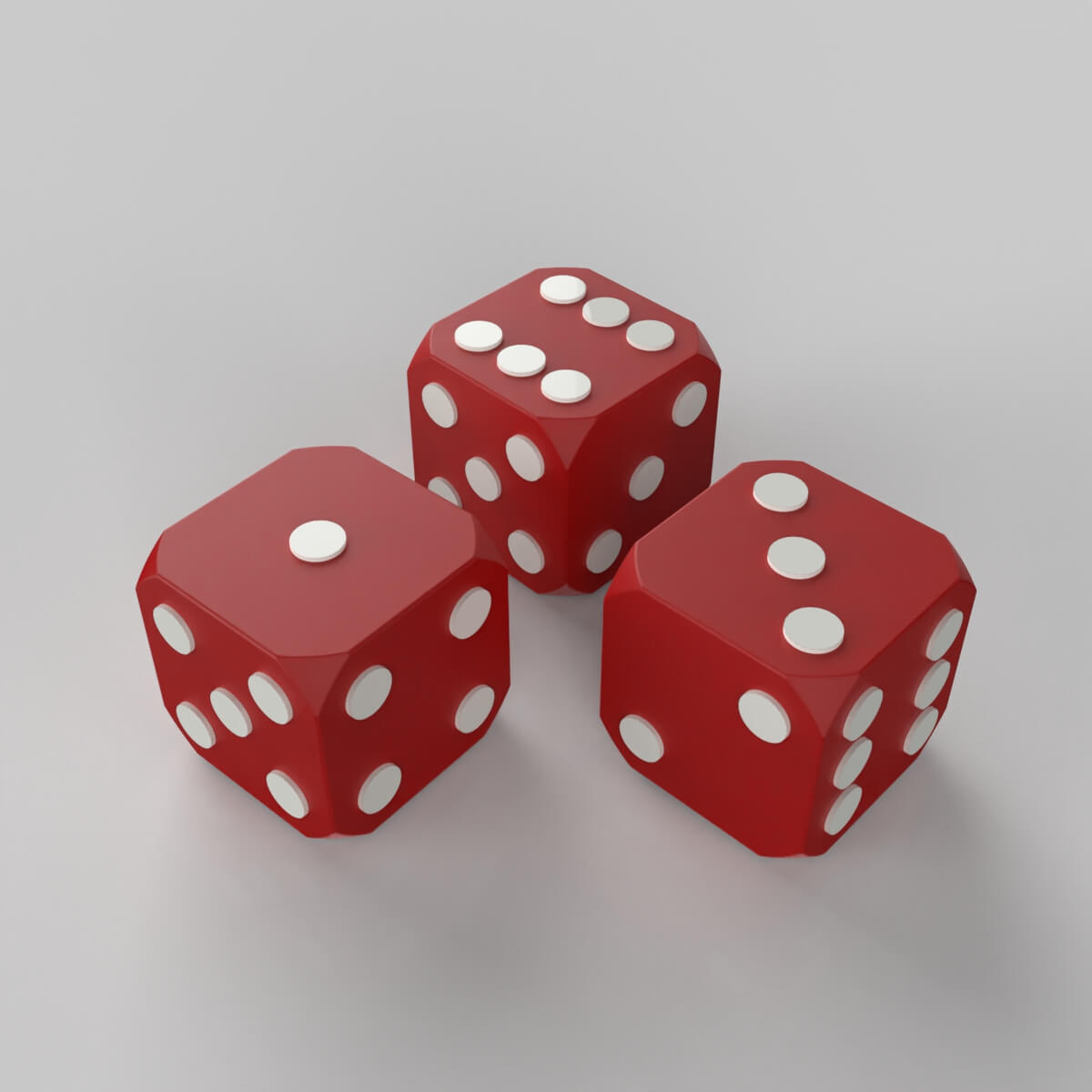 Printable Dice - 3D Model by Furqan03