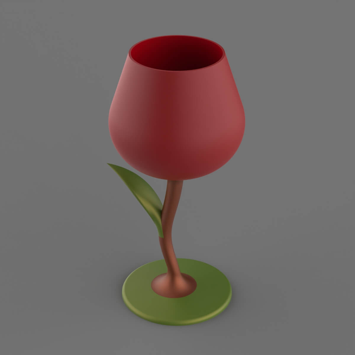 Drinking Glass - 3D Print Model by Furqan03