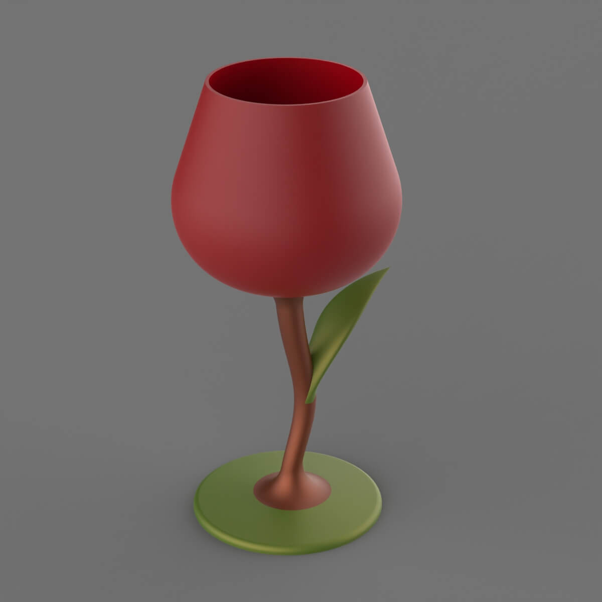 Drinking Glass - 3D Print Model by Furqan03