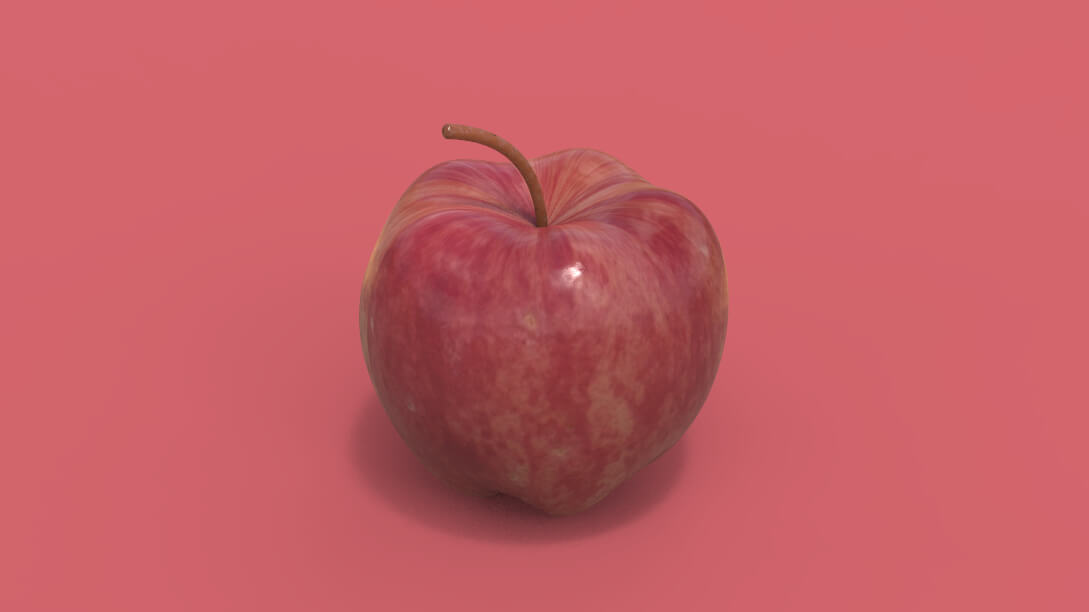Apple 3D Render | RenderHub Gallery