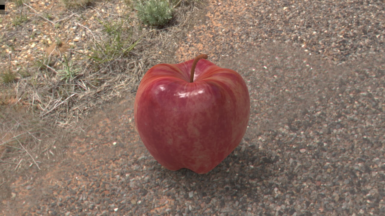 Apple 3D Render | RenderHub Gallery