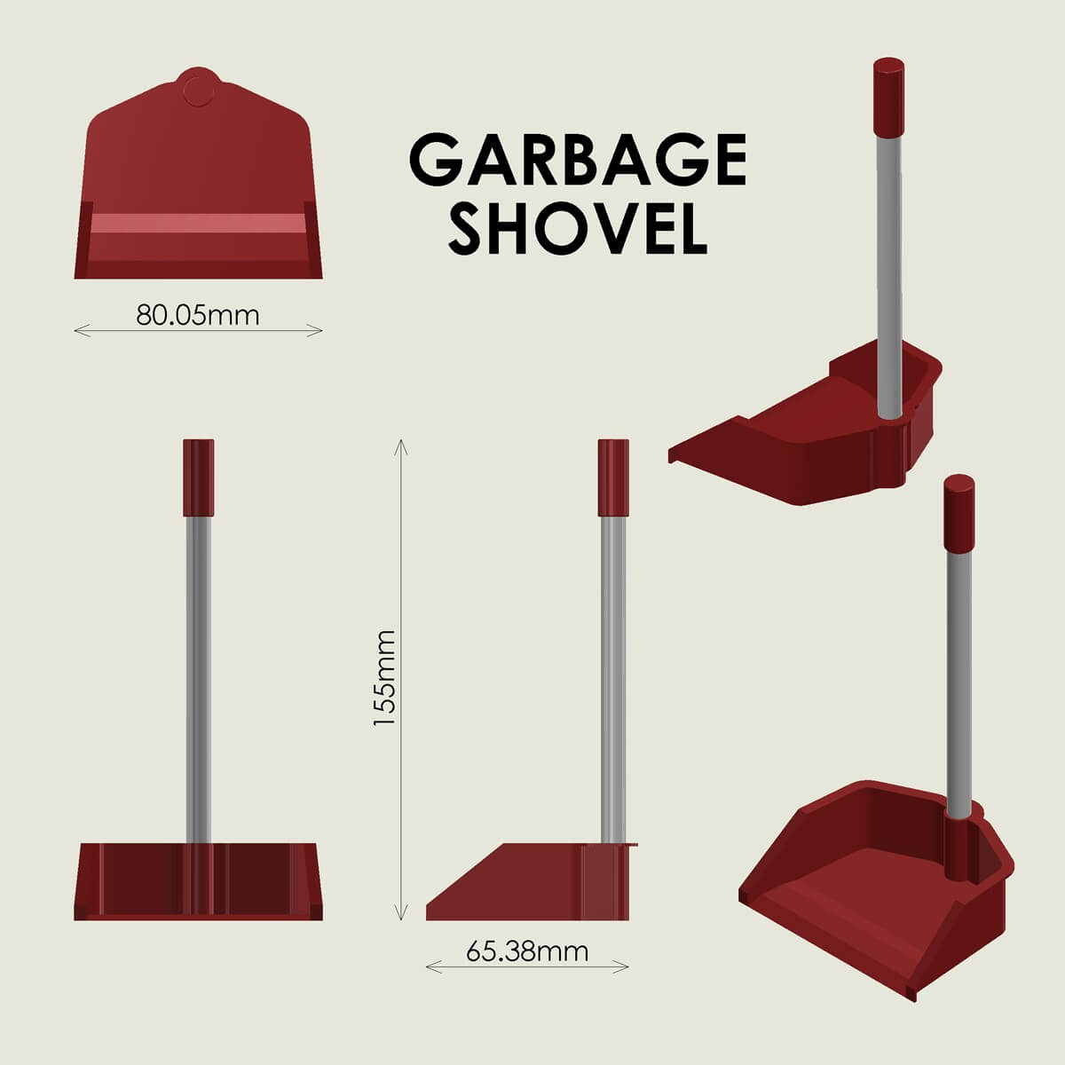 Garbage Shovel - 3D Model by Furqan03