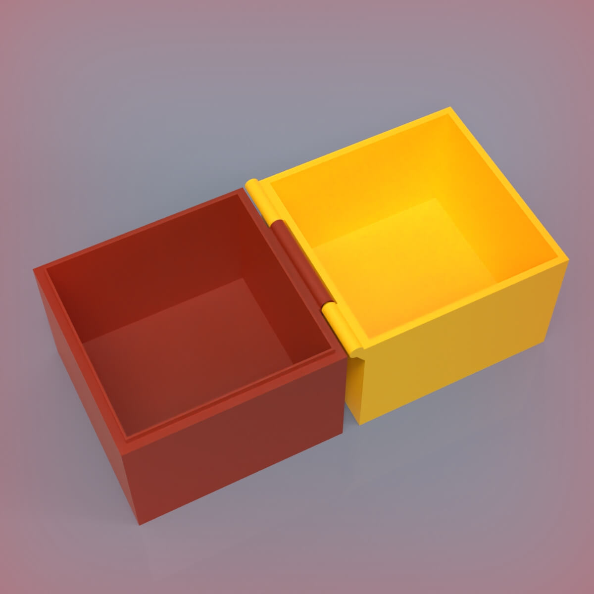 Printable Hinged Box - 3D Model by Furqan03