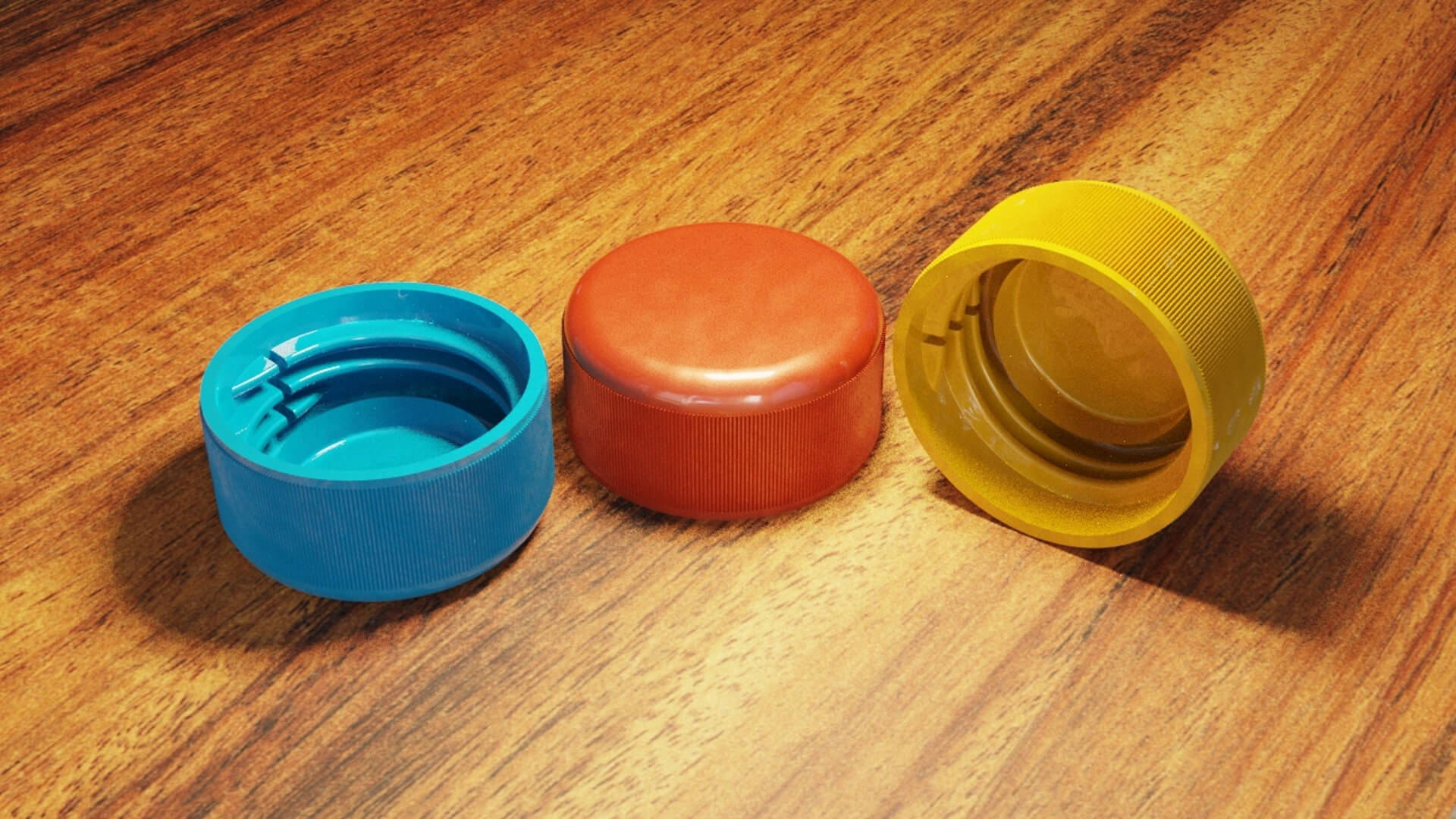 Plastic Bottle Cap - 3D Print Model by Furqan03