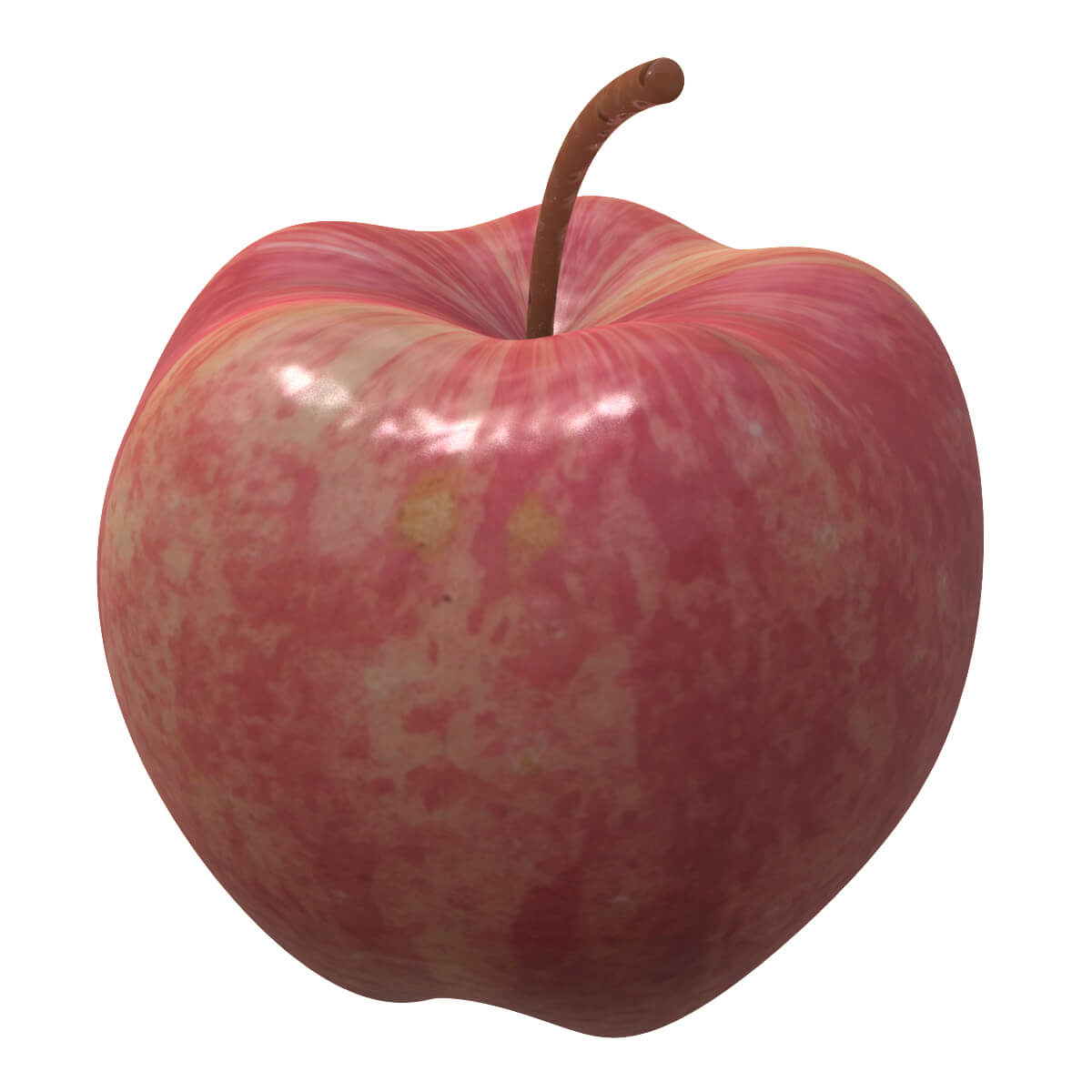 Printable Apple - 3D Print Model by Furqan03