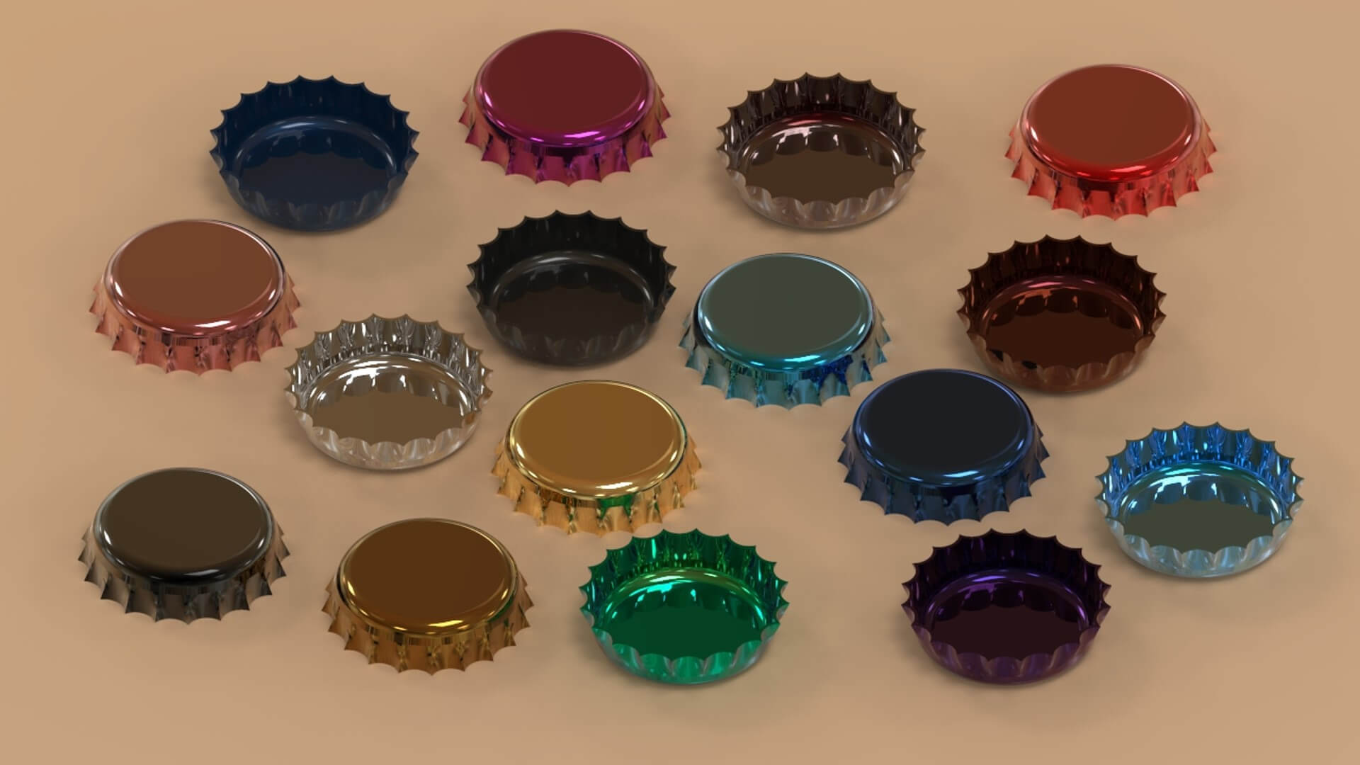 Printable Bottle Cap - 3D Model by Furqan03