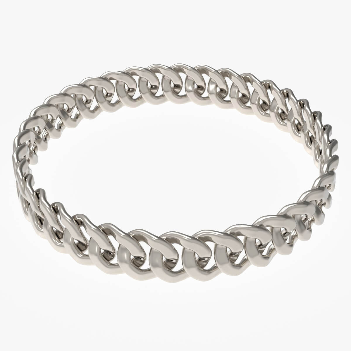 Printable Chain Bracelet - 3D Model by Furqan03