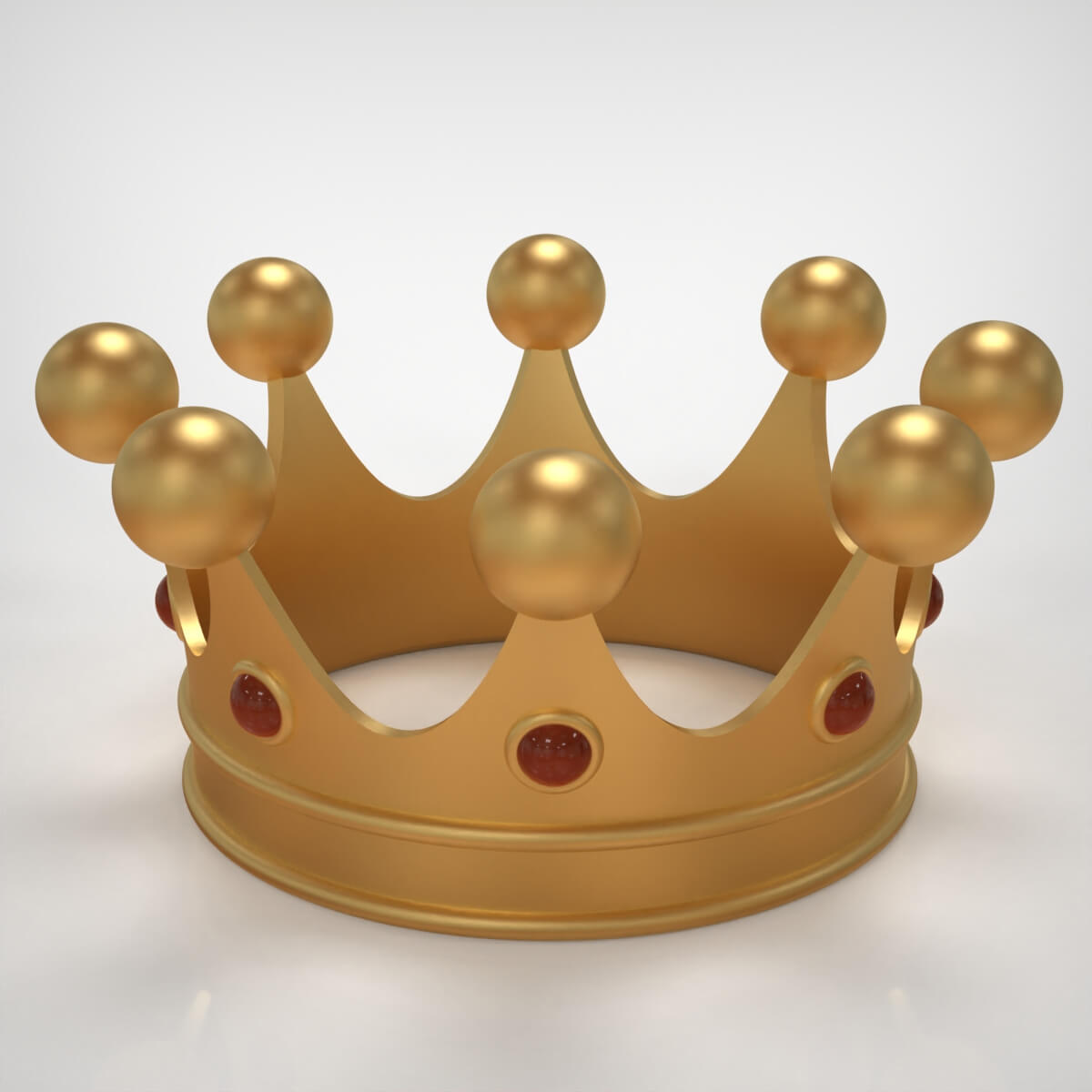 Printable Crown - 3D Model by Furqan03