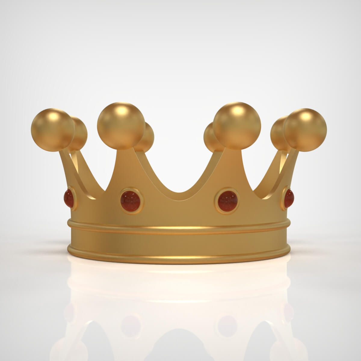Printable Crown - 3D Model by Furqan03