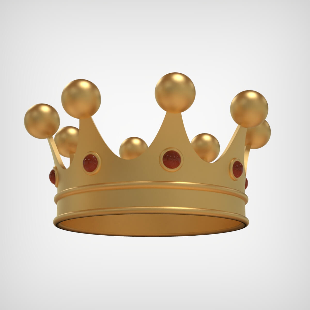 Printable Crown - 3D Model by Furqan03