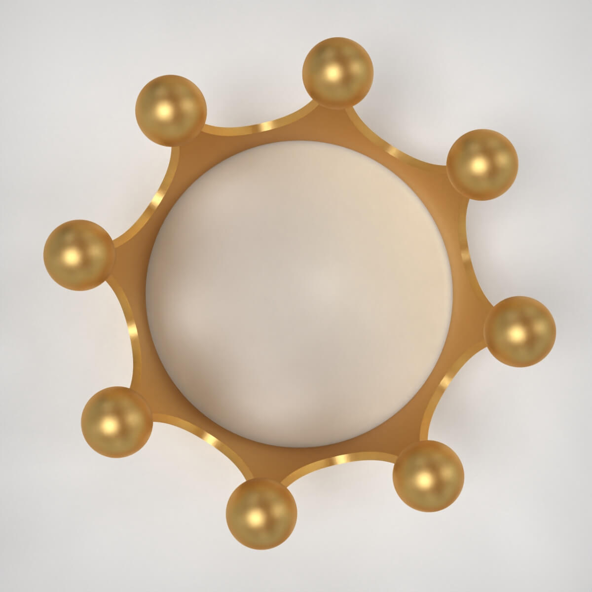 Printable Crown - 3D Model by Furqan03