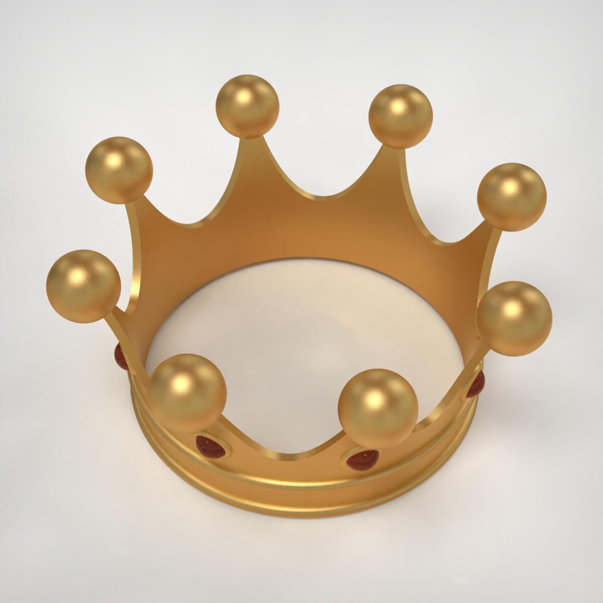 Printable Crown - 3D Model by Furqan03