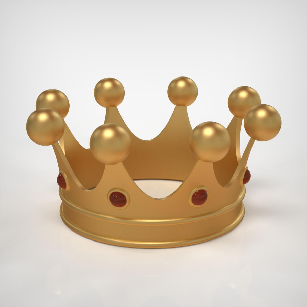 Printable Crown - 3D Model by Furqan03