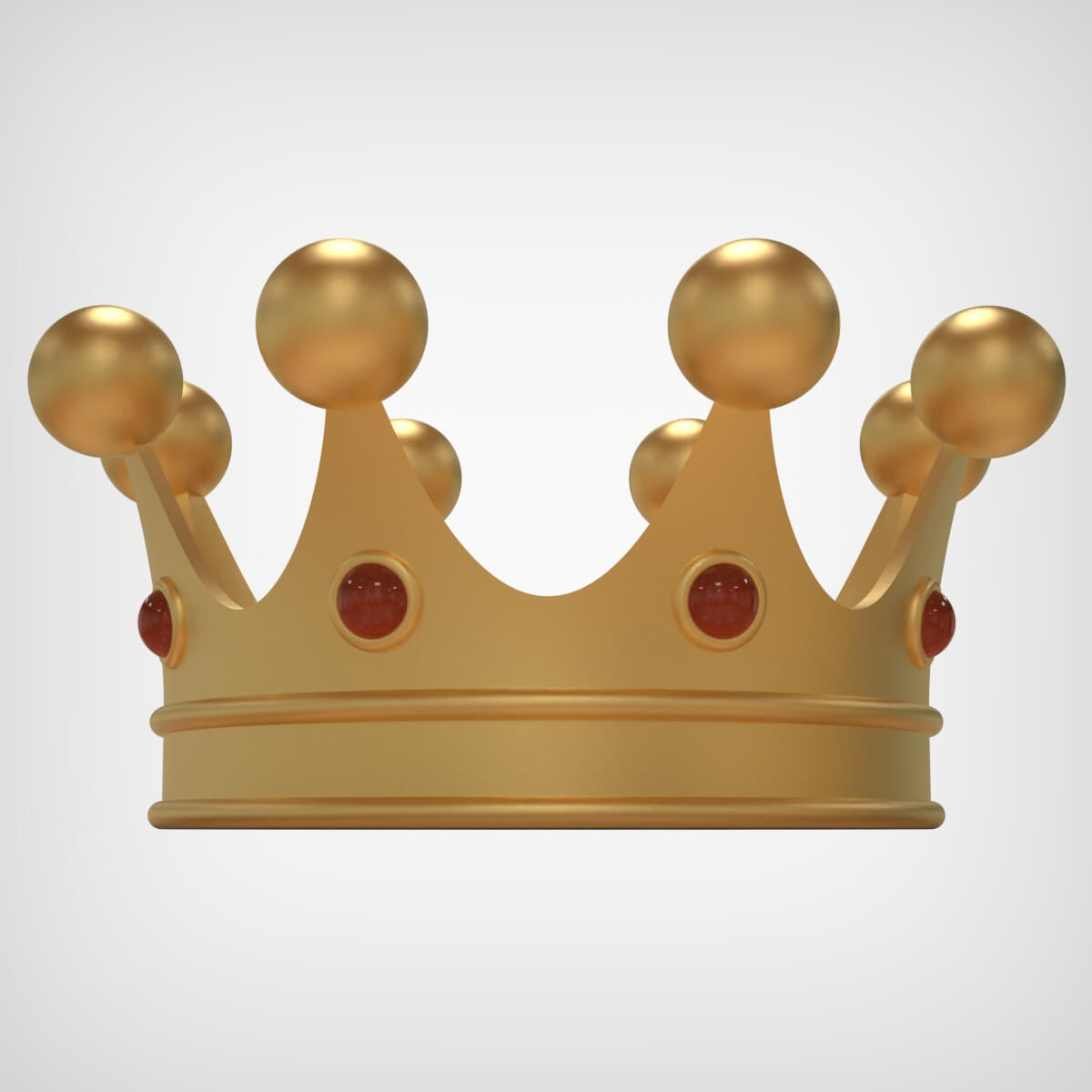 Printable Crown - 3D Model by Furqan03