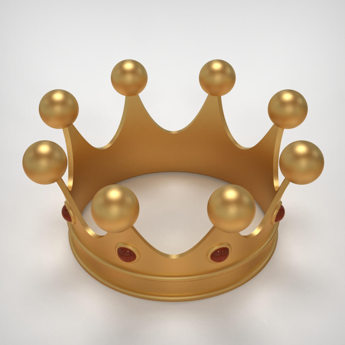 Printable Crown - 3D Model by Furqan03