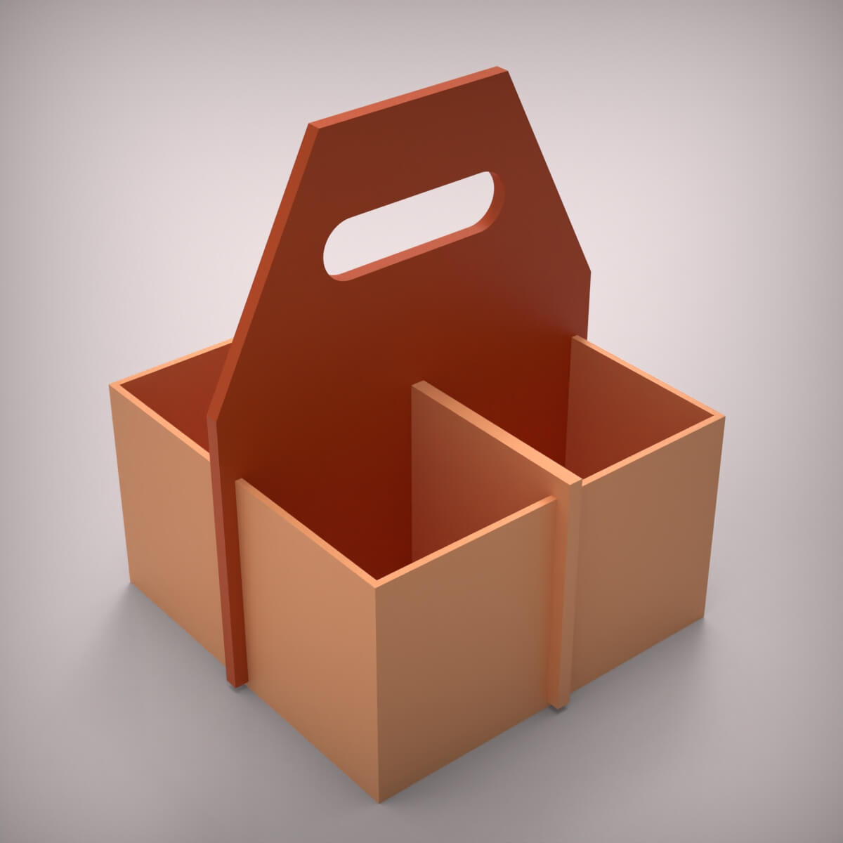 Printable Cup Holder - 3D Model by Furqan03