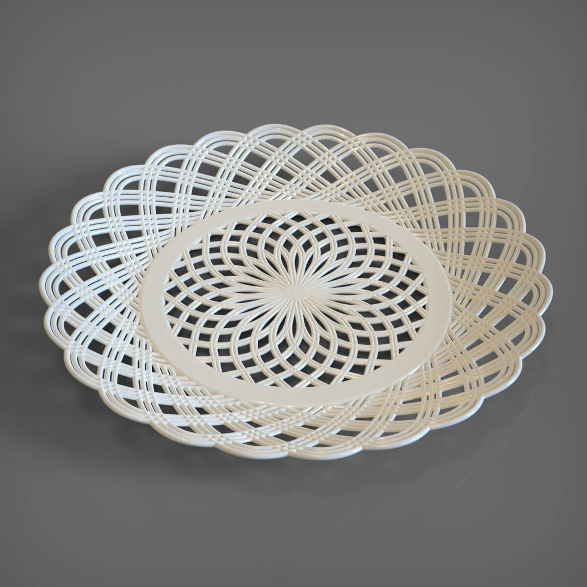 Printable Decorative Plate - 3D Model by Furqan03