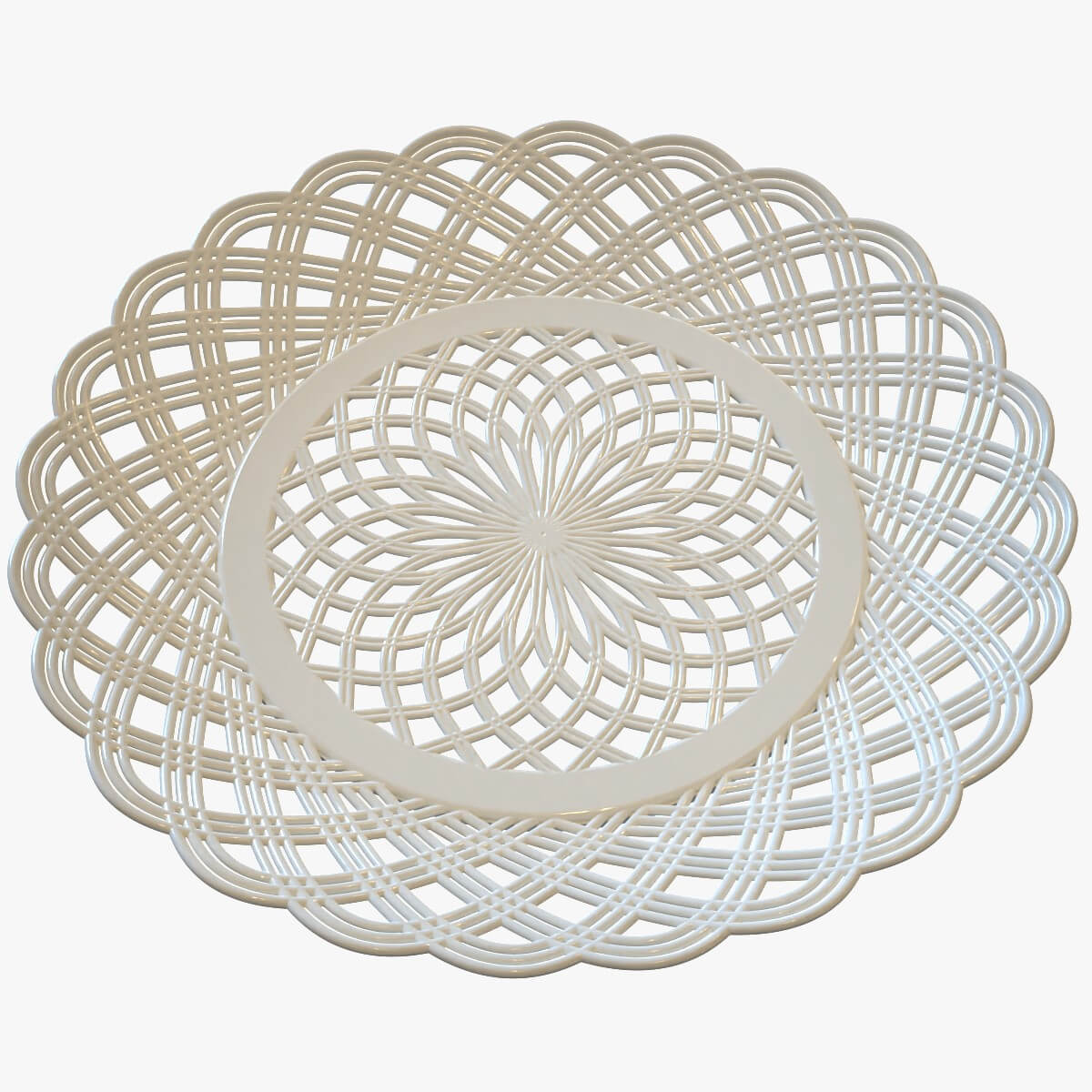Printable Decorative Plate - 3D Model by Furqan03
