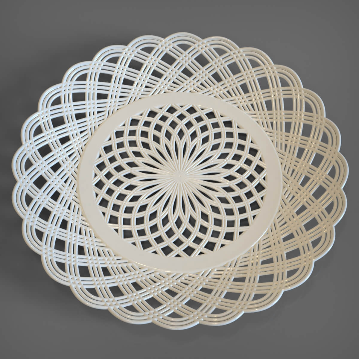Printable Decorative Plate - 3D Model by Furqan03