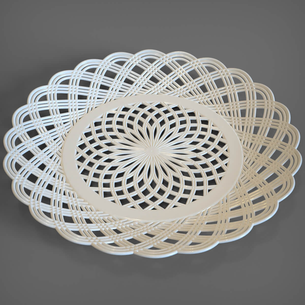 Printable Decorative Plate - 3D Model by Furqan03