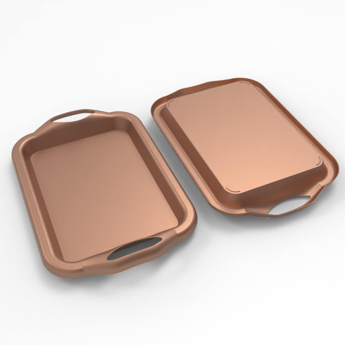 Printable Food Tray - 3D Model by Furqan03