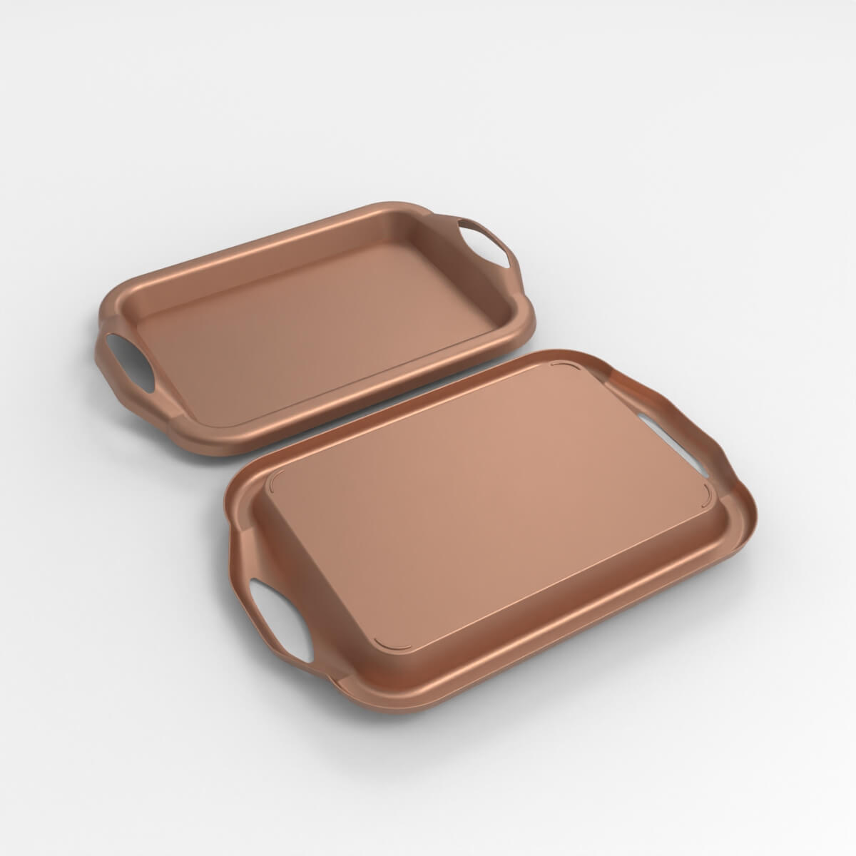 Printable Food Tray - 3D Model by Furqan03