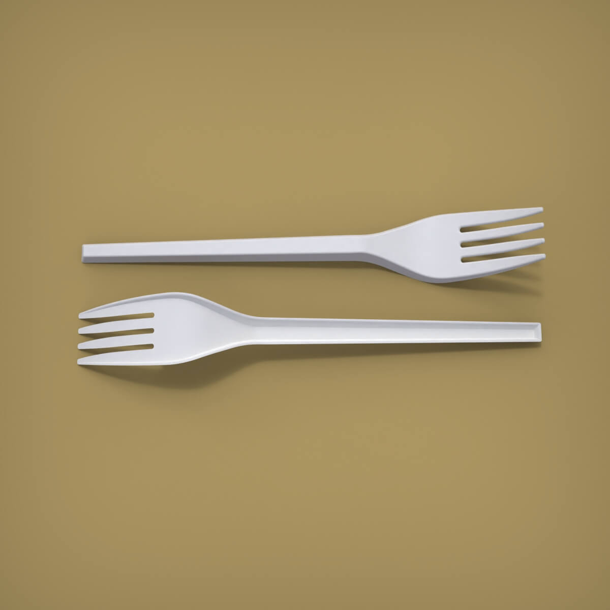 Printable Fork - 3D Model by Furqan03