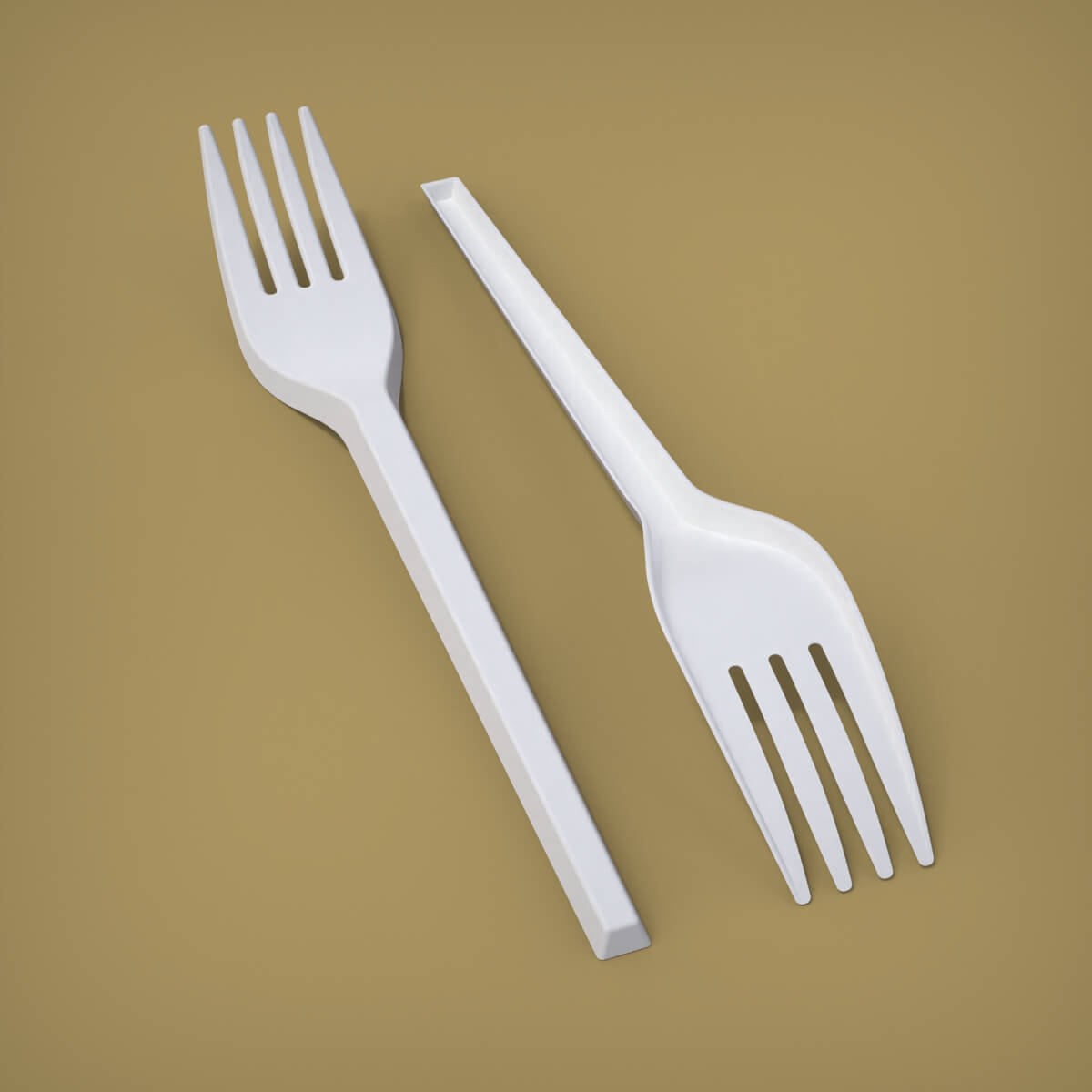 Printable Fork - 3D Model by Furqan03