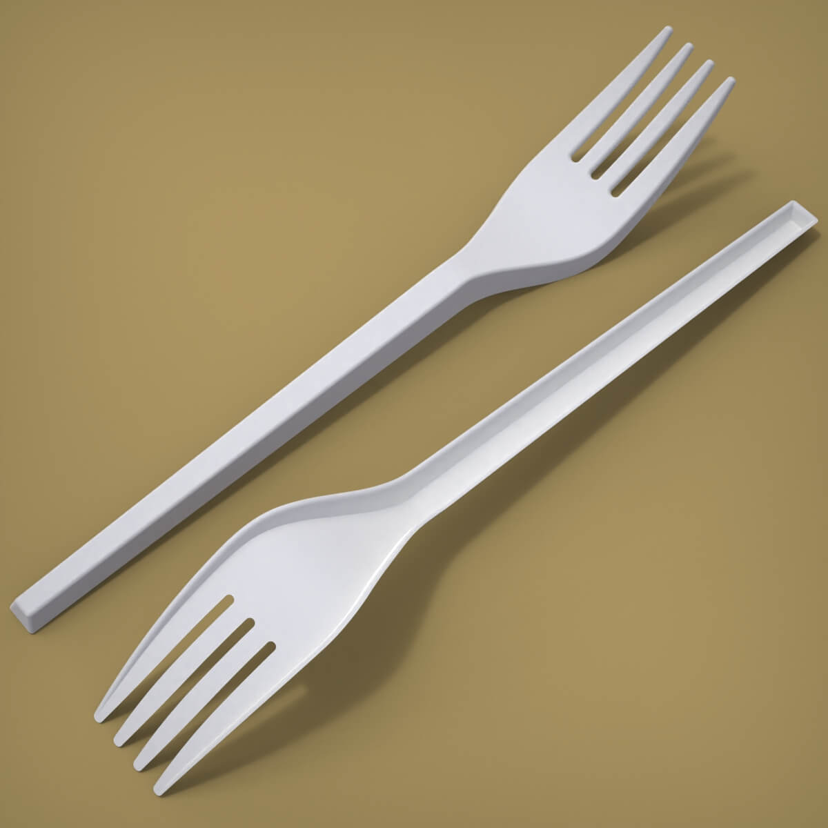 Printable Fork - 3D Model by Furqan03