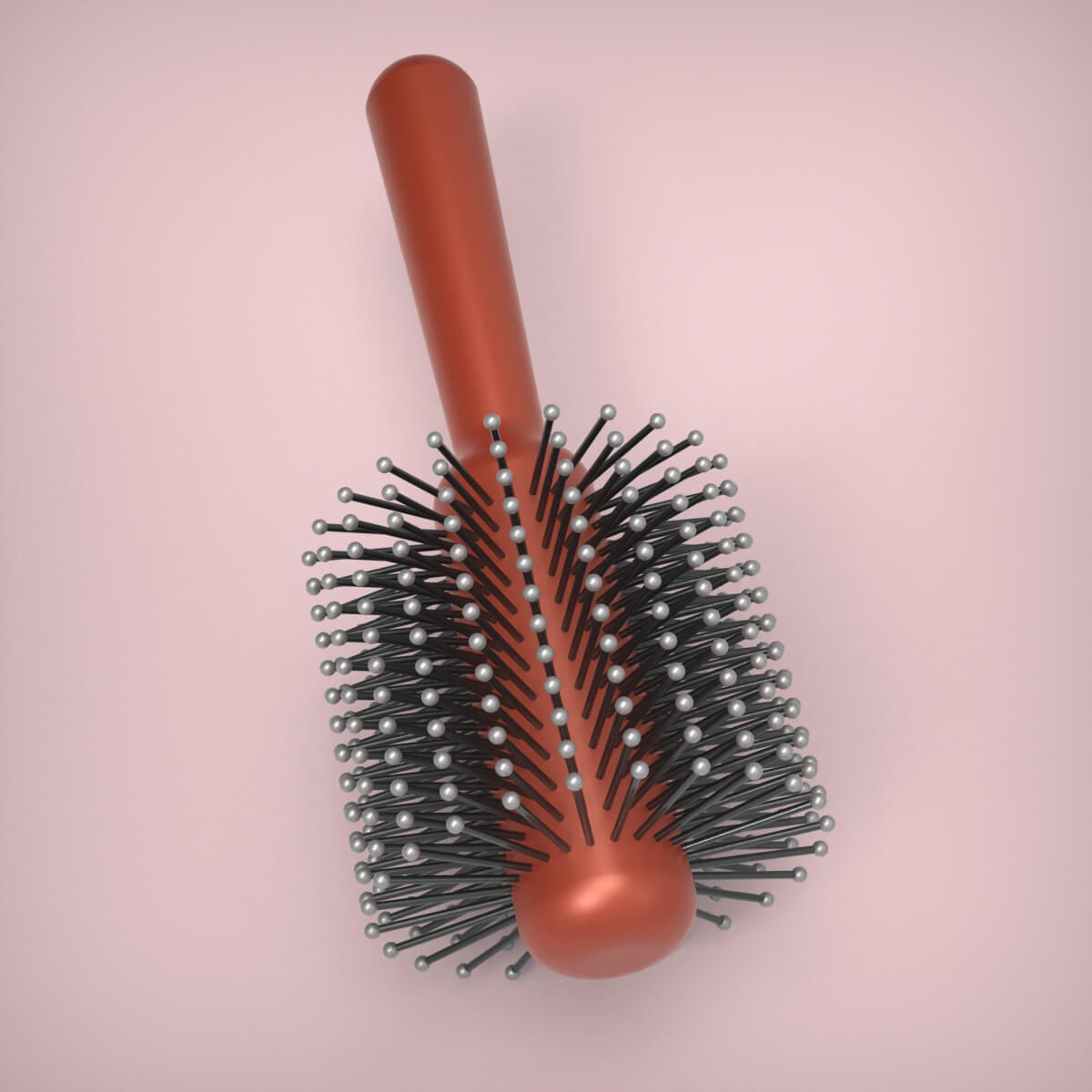 Printable Hair Brush - 3D Model by Furqan03