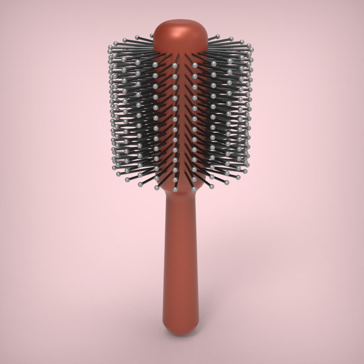 Printable Hair Brush - 3D Model by Furqan03