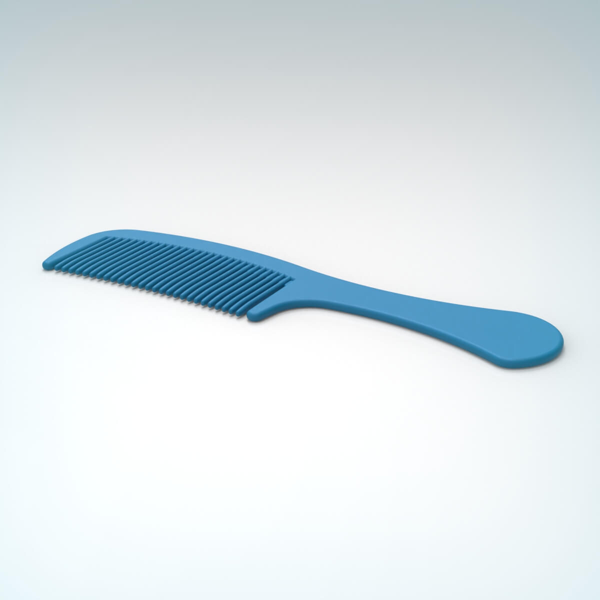 Printable Hair Comb - 3D Model by Furqan03